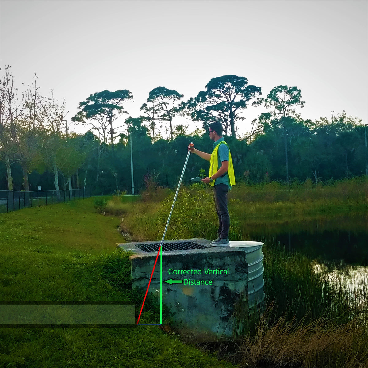 The Vert Rod, Calibrated 15 foot Invert measurment rod – Accurate Inverts